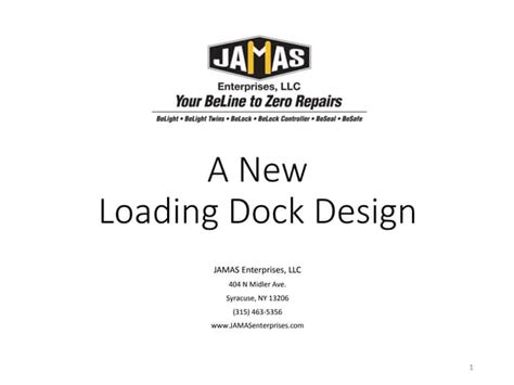 A New Loading Dock Design Pptx