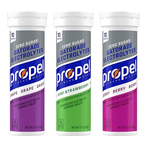 Propel Tablets 4 Flavor Variety Pack 40 Count Only 1034