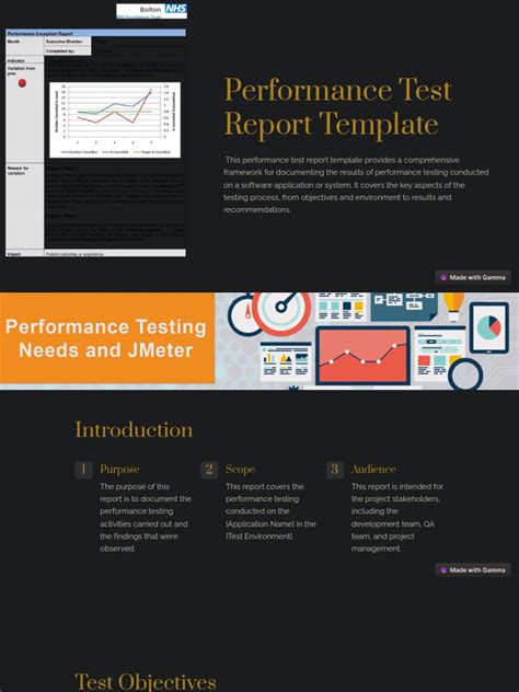 Performance Test Report Template Pdf Scalability Computer Science