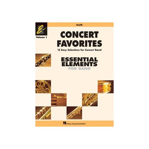 Essential Elements Concert Favorites Vol 1 Flute Kbb