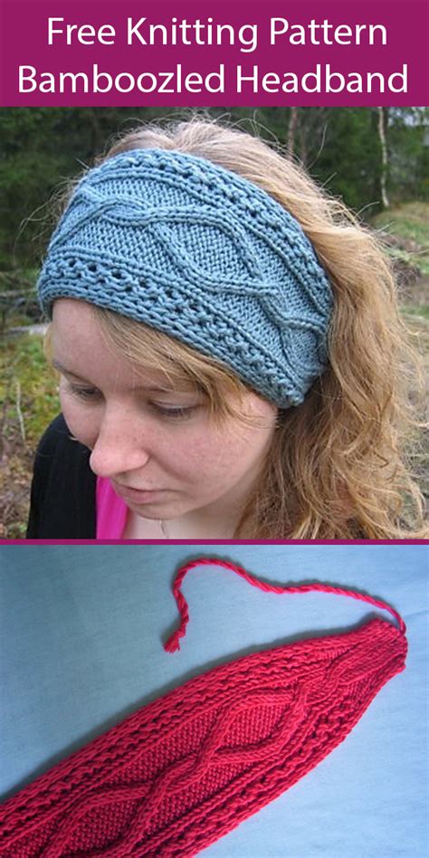Headband Free Knitting Pattern Knitting Pattern Double Knit Twisted