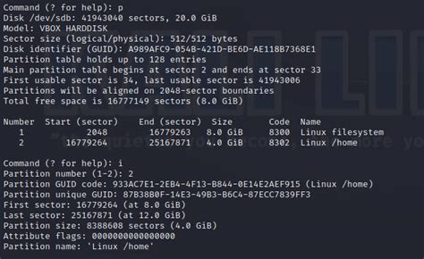 Gdisk Command In Linux With Examples