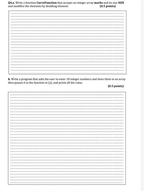 Solved Q4a Write A Function Curvefunction That Accepts An