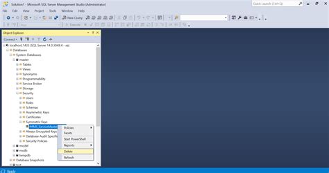 Dbatools Io Command Line SQL Server Management Studio Keys Certificates Mikey Bronowski