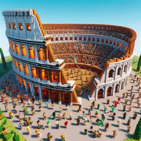 Minecraft Colosseum Rome Italy