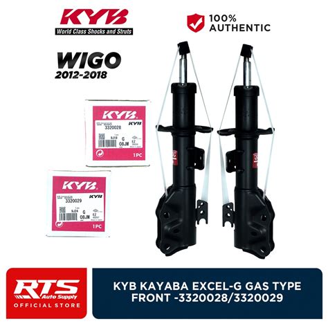 Kyb Kayaba 3320028 3320029 Front Shock Absorber Excel G For Toyota Wigo