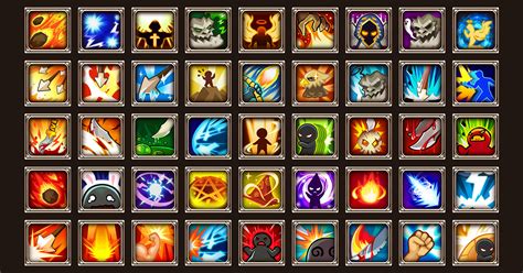 45 Rpg Game Skill Icons 2d Icons Unity Asset Store