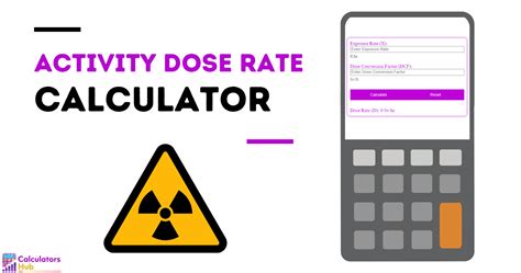Activity Dose Rate Calculator Online