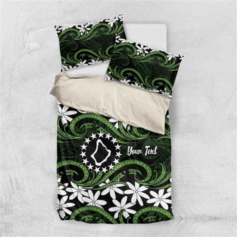 Polynesian Pride Personalised Cook Islands Palmerston Bedding Set Tiare