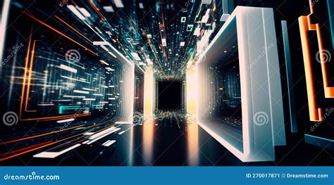 Abstract Image Depicting The Interaction Between Data Sets And Machine Learning Models