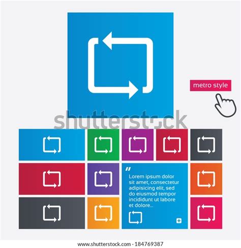 Repeat Icon Loop Symbol Refresh Sign Stock Vector Royalty Free 184769387 Shutterstock