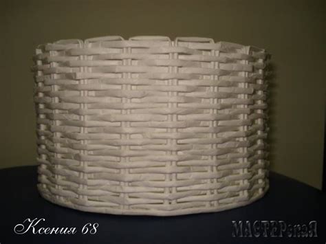 Корзинка из кассовой ленты. Плетение. Мастер-класс - Russian-Handmade.com