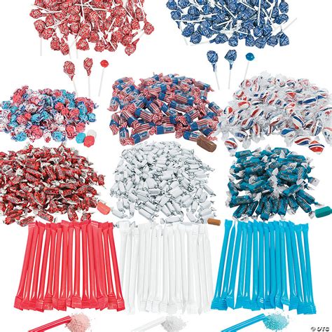 Bulk 3000 Pc Patriotic Parade Red White And Blue Candy Assortment