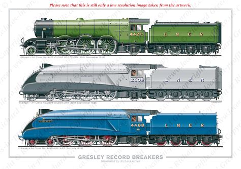 Locos In Profile Gresley Record Breakers 100mph A1 Class No 4472