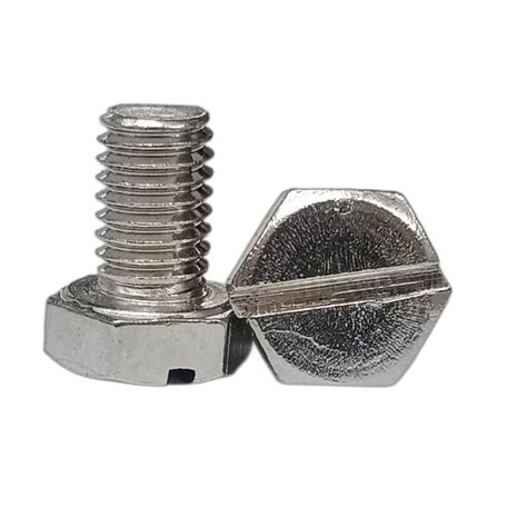 Hexagonal Stainless Steel Slotted Hex Bolt Size M8 X 12 At ₹ 4piece