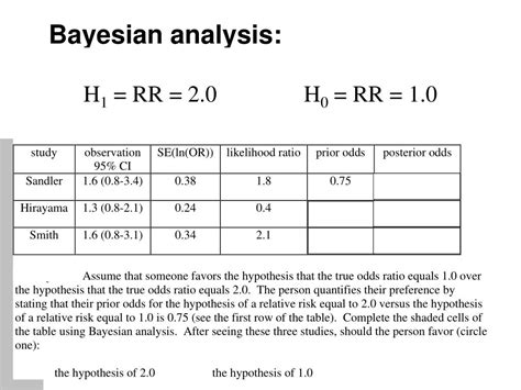 Ppt Lecture 9 P Value Functions And Intro To Bayesian Thinking Powerpoint Presentation Id