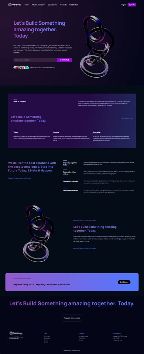 Github Xarahdion Landing Page A Fully Responsive Landing Page Built Along Modern Ui Ux Standards