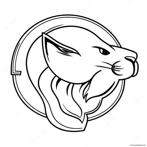 Detroit Lions Logo Coloring Page 7591 6052