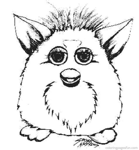 72 Best Furby Coloring Pages Images On Pinterest Coloring Books