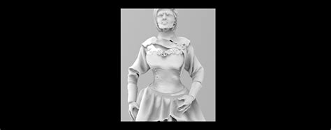 Steampunk Woman 3d Model 3d Printable Cgtrader