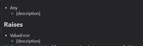 What Is The Python Docstring Format Supported By Visual Studio Code Stack Overflow