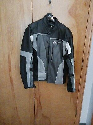 Can Am Brp Spyder Gt Leather Full Zip Jacket Mens Size Medium