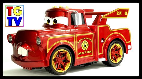 Disney Pixar Cars Toon Maters Tall Tales Rescue Squad Mater Youtube