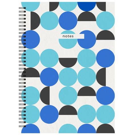 Circles And Semi Circles Notes A5 Notebook Utility T Uk