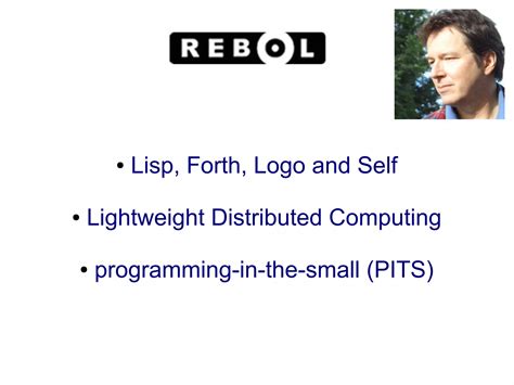 Was Können Wir Von Rebol Lernen Pdf Programming Languages Computing