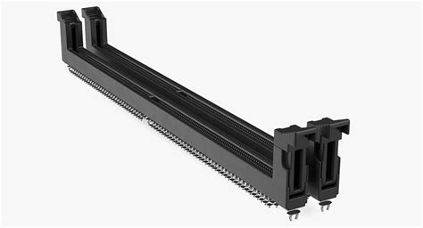 Ddr4 Dimm Memory Slot 3d Model 19 3ds Blend C4d Fbx Ma Obj Max Free3d