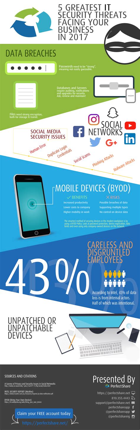 5 Greatest It Security Concerns Facing Businesses Today Infographic