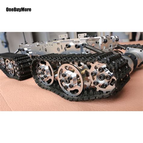 E Robot Metal Tracked Robot Tank Chassis Wifi Shock Absorbing Tank Chassis 6 12v Ebay