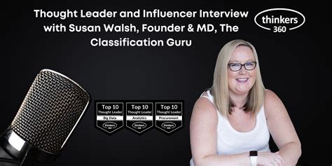 Thought Leader And Influencer Interview With Susan Walsh Founder And Md