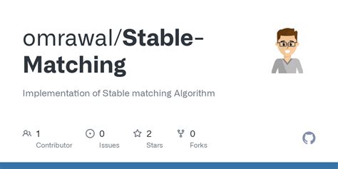 GitHub Omrawal Stable Matching Implementation Of Stable Matching Algorithm
