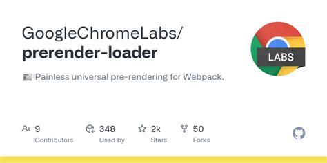 GitHub GoogleChromeLabs Prerender Loader Painless Universal Pre Rendering For Webpack