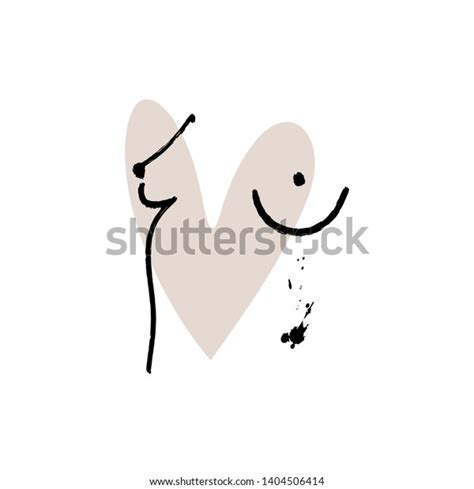 Nude Art Line Drawing One Line Stock Vector Royalty Free Shutterstock