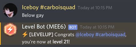 Level Up Bot Gay R Soundsworld