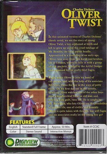 Oliver Twist Animated [dvd] Vintage Book Shoppe Ltd