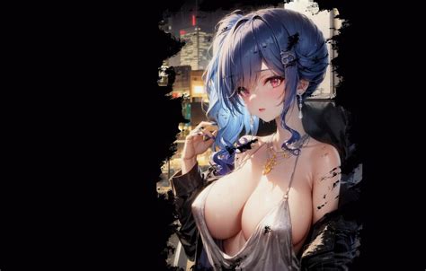 Wallpaper Girl Hot Sexy Boobs Sexy Girl Anime Pretty Big Boobs For Mobile And Desktop