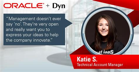 Oracle On Linkedin Oracle Dyn Is Hiring Read Katies Story And Learn How You Can Join The…