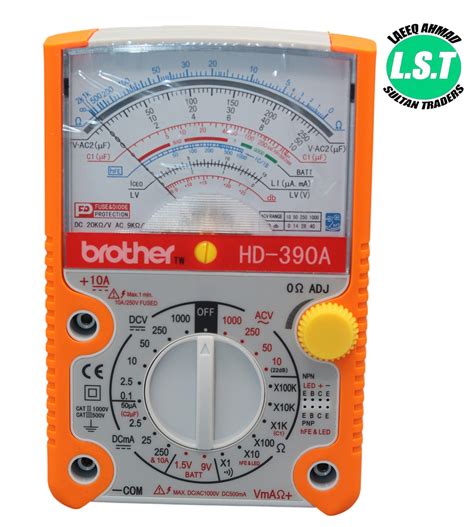 Brother Hd390a High Accuracy Analog Multimeter Avo And Battery Tester