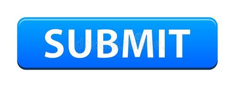 Submit Button Submit Blue Web Button Icon On Isolated White Background