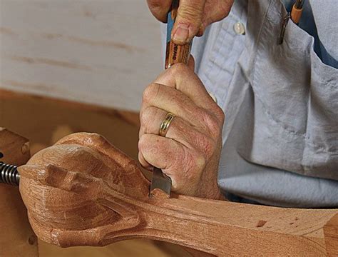 How To Carve A Ball And Claw Foot Finewoodworking