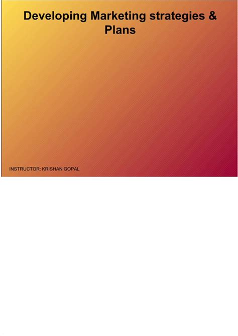 Pdf 2 Developing Marketing Strategies Dokumentips