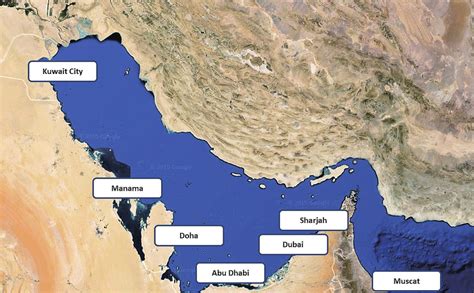 Analyzed Cities Of The GCC States Source Google Maps Download Scientific Diagram