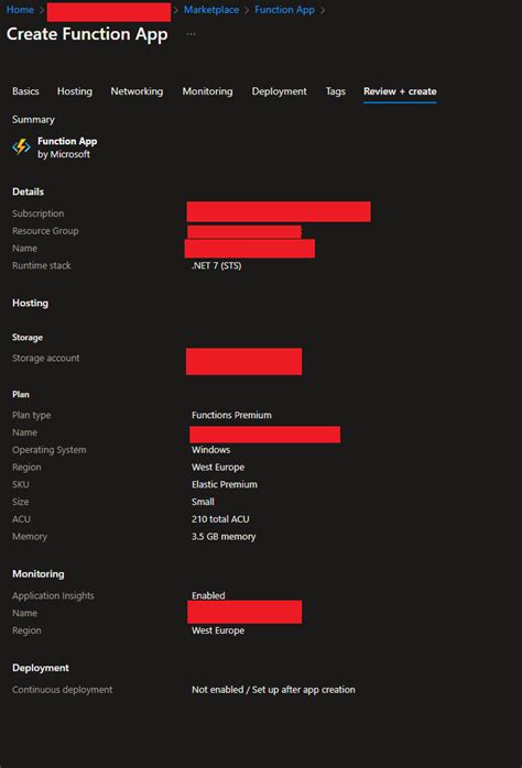 C Azure Function App Vnet Integration Adding Virtual Network