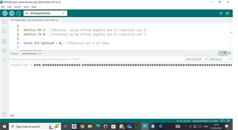 Serial Monitor Of Ide 236 Not Working With Attiny85 Ide 2x Arduino Forum
