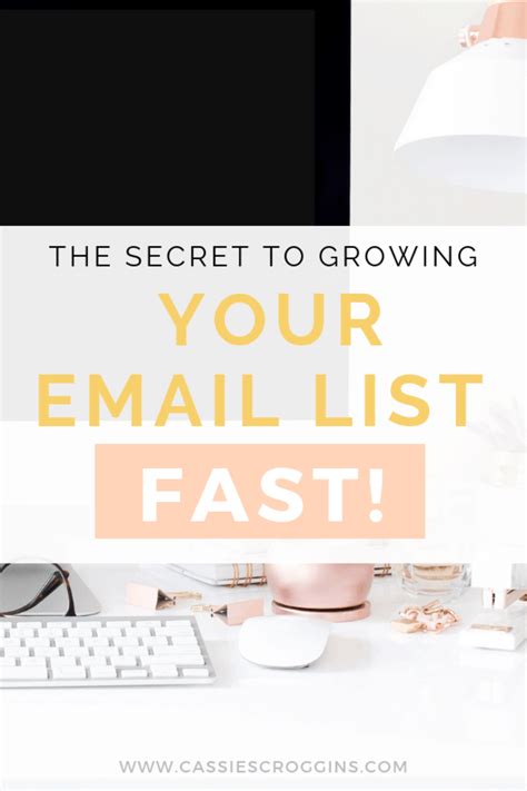 The Secret To Growing Your Email List Fast