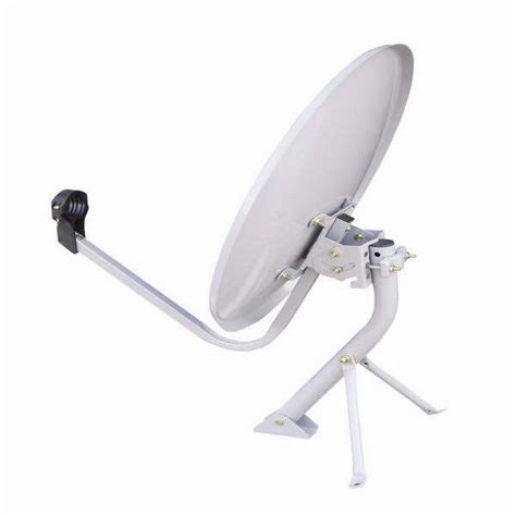 Offset Dish Antenna 60cm Parabolic 10 7ghz 12 75ghz Reception Made Of 0 7mm Galvanized Steel