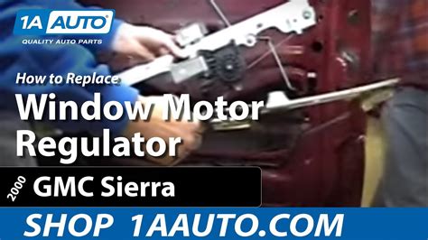 How To Install Replace Window Motor GMC Sierra 99-06 1AAuto.com - YouTube